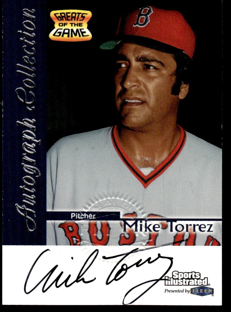 1999 Sports Illustrated Greats of the Game Auto Mike Torrez Auto Boston ...