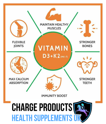 D3 5000IU K2 MK-7 100mcg Supplement Boost Immunity Bone Health ...