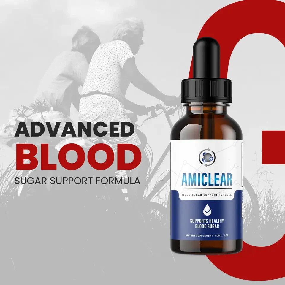 1 Pack - Amiclear - Healthy Blood Sugar Support Supplement Drops - 60 ...