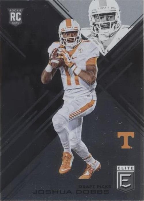 2017 Panini Elite Draft Picks - Draft Picks R. Joshua Dobbs #196 (RC ...