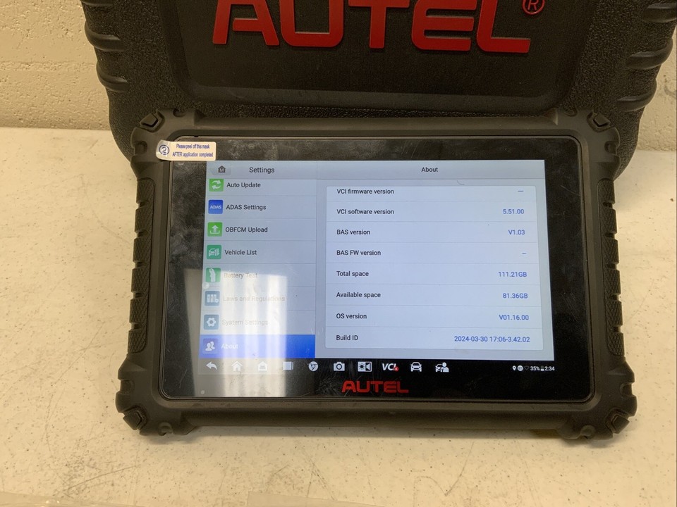 AUTEL MAXISYS MS906 PRO DISPLAY TABLET & MaxiVCI V200 | eBay