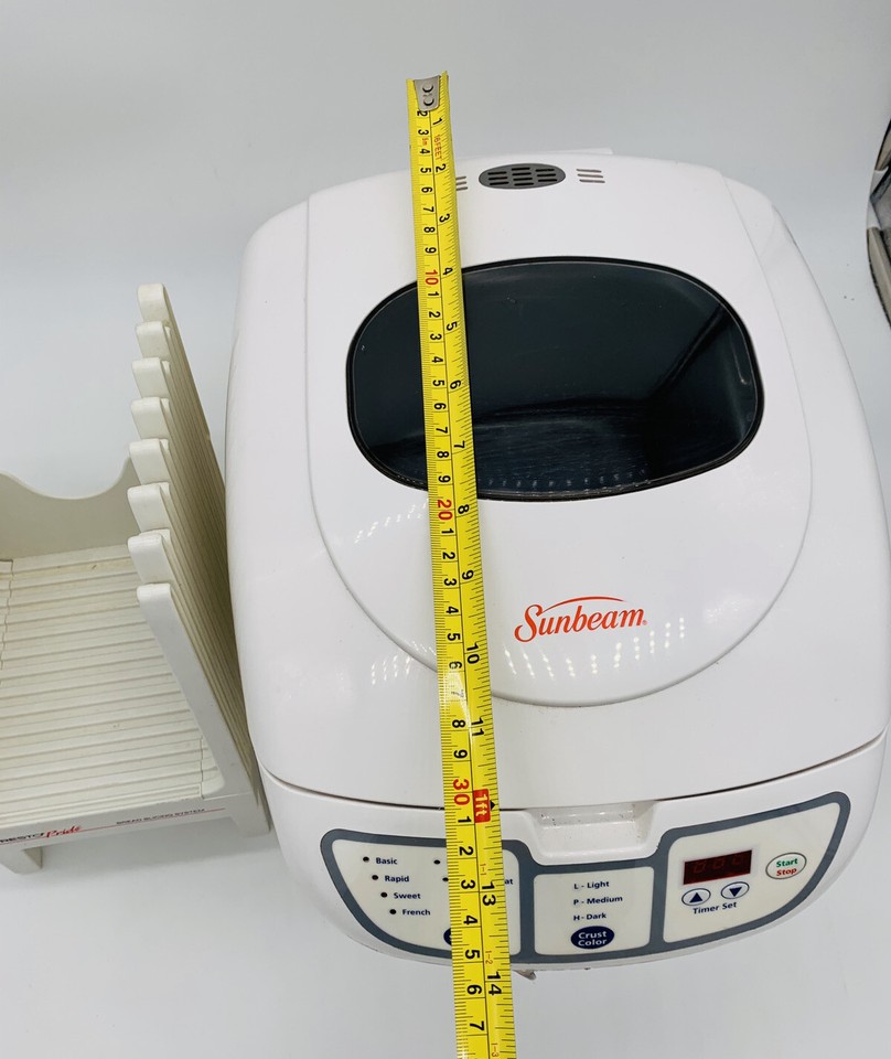 Sunbeam 2 Pound Bread Maker Automatic Machine Model # 5820 With Bread ...