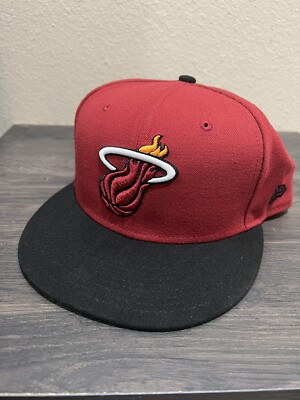 NBA Miami Heat New Era 9FIFTY Snapback Red NBA Adjustable Hat Cap NWOT ...