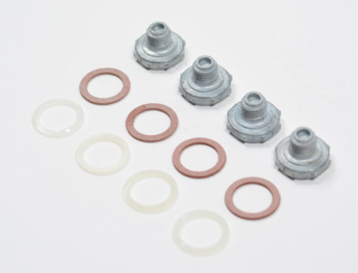 Power Valve Block Off Plugs & Reusable Gaskets (4 Pack) | Fits Holley ...
