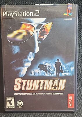 Stuntman (Sony PlayStation 2 PS2, 2002) Black label Complete Manual ...