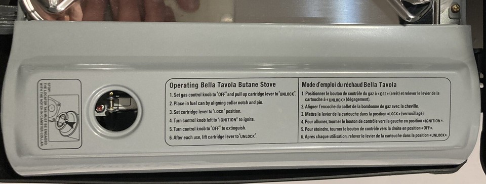 Bella Tavola Click 2 Cook Portable Butane powered Stove BT-5000 NEW | eBay