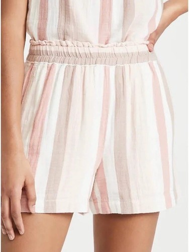 Rails Leighton Cheyenne Blush Stripe Shorts Pockets EUC Size M | eBay