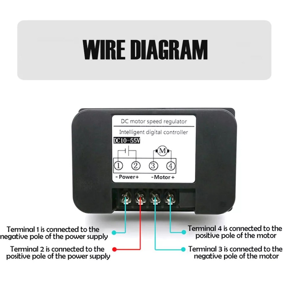 Remote Control Motor Speed Controller W/9-step Incremental Fine/Rapid ...