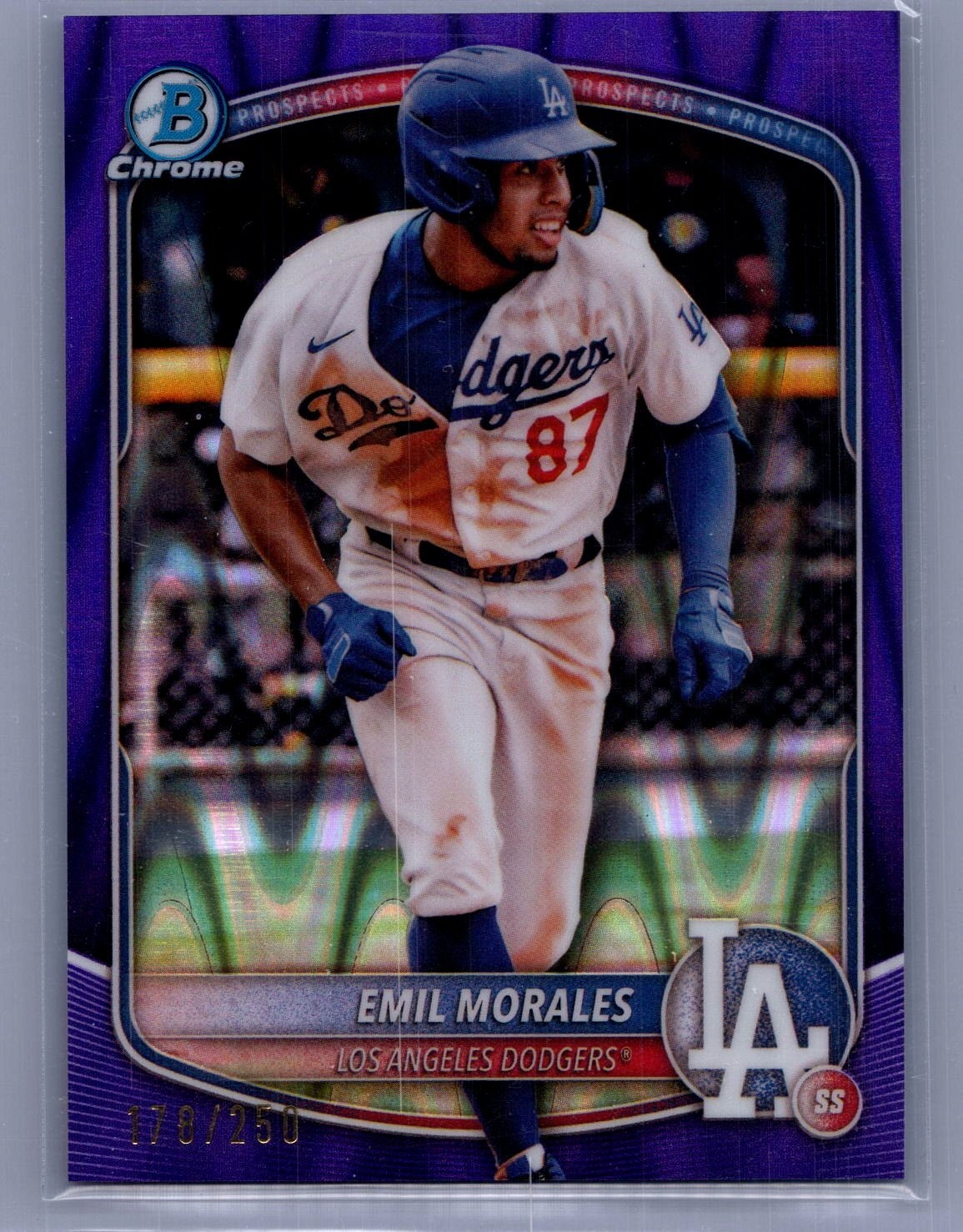 Emil Morales 2025 Bowman Chrome #CPA-EMO Chrome Prospect Autographs ...