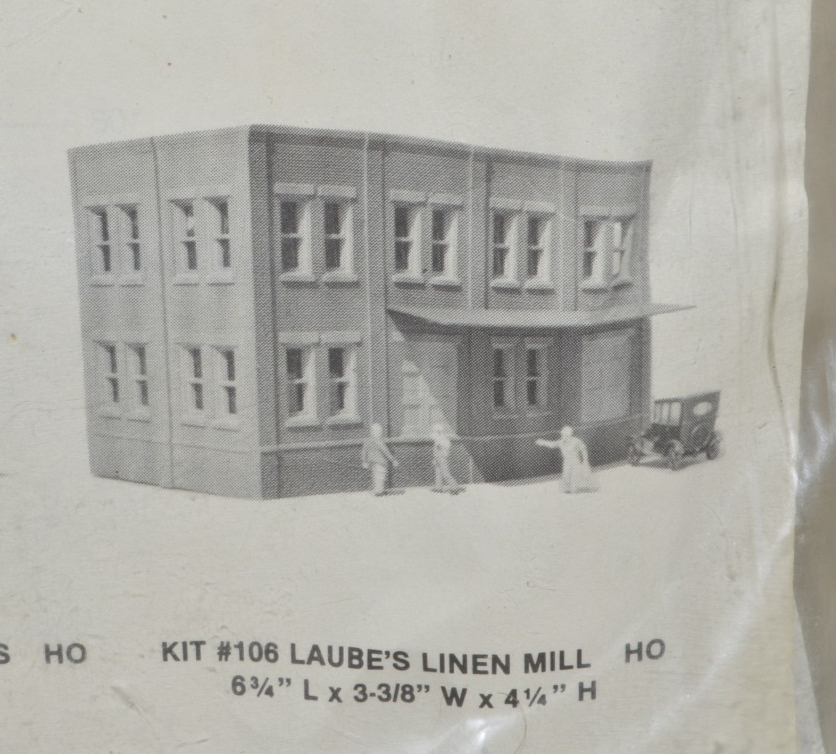 HO scale DPM Design Preservation Models #106 Laurie's Linen Mill ...