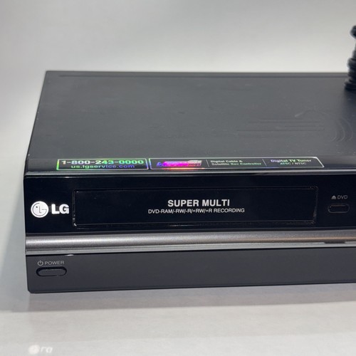 LG RC797T Super Multi DVD Recorder VCR COMBO Player No Remote Tested ...