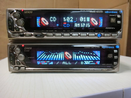 Kenwood M909 D909 Set of 2 Car Audio CD MD Player Operation Confirmed Very Good | eBay