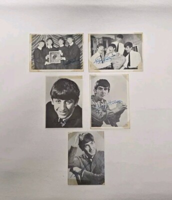 Vintage 1960's The Beatles Topps Trading Card Lot Of 5 Cards ...