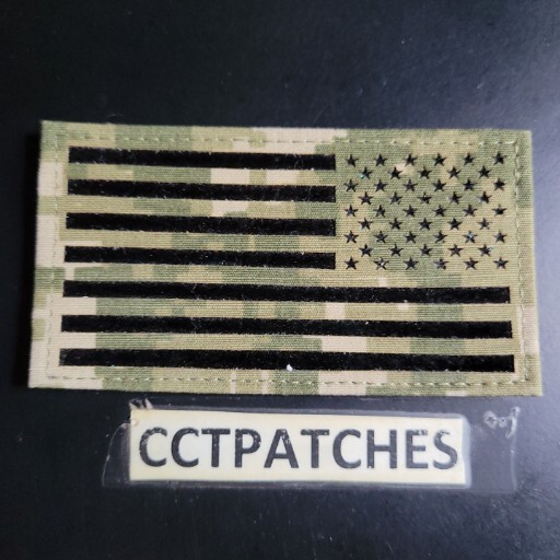 American Flag Reverse Multicam Ir