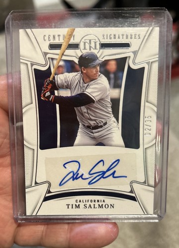 2023 Panini National Treasures - Century Signatures Tim Salmon #CS-TS ...