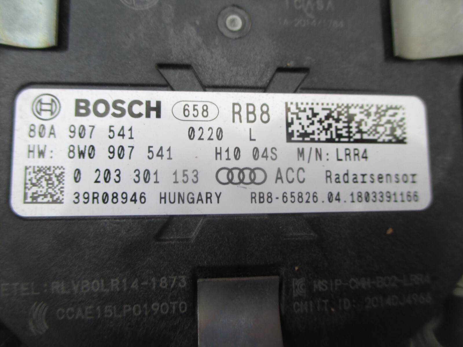 2018 2019 2020 Audi Q5 OEM Left Cruise Control Distance Sensor ...