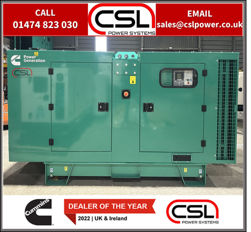 (NEW C110D5) Cummins 110kVA Enclosed Diesel Generator Set | eBay UK