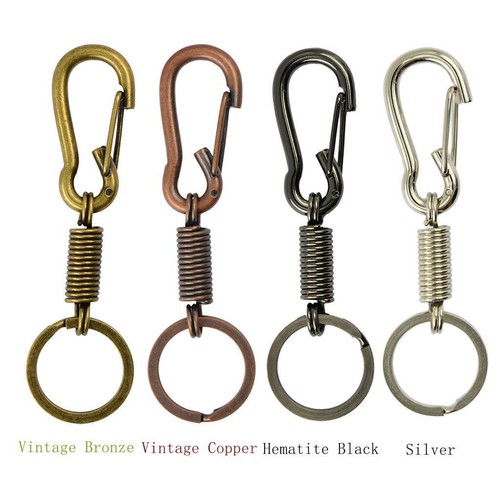 Durable Metal Keychain with Snap Buckle Carabiner Outdoor Hiking ...