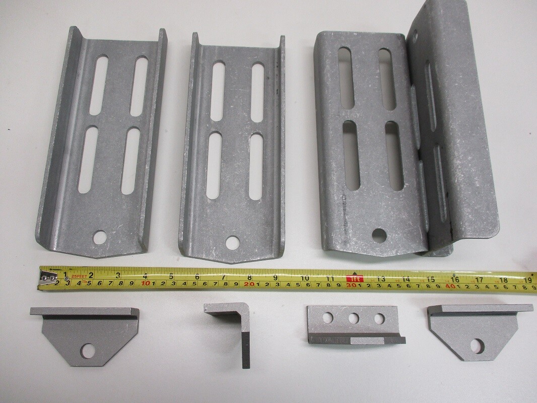 (4) Aluminum Boat Pontoon Trailer 9.75" Bolster Bunk Board Swivel ...