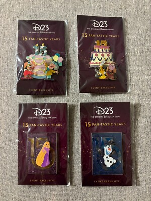 Disney D23 15th Anniversary Event Exclusive Pins | eBay