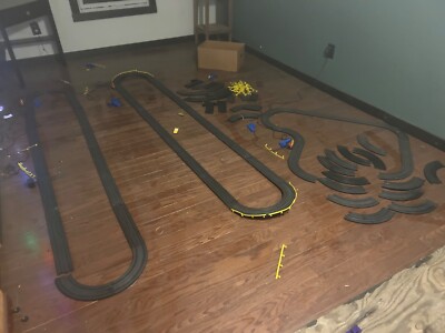Mattel Hot Wheels Electric Race track with cars | eBay