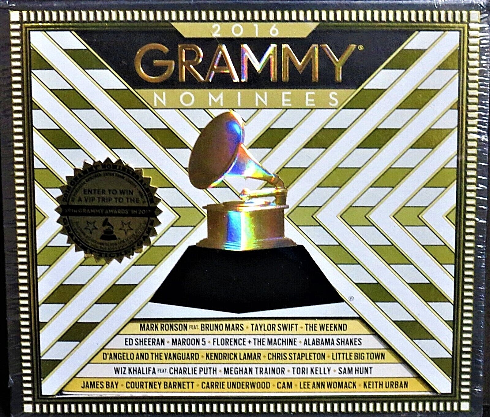 2016 Grammy Nominees NEW! CD, 21 Tracks ,The Weekend,Taylor Swift,ED ...