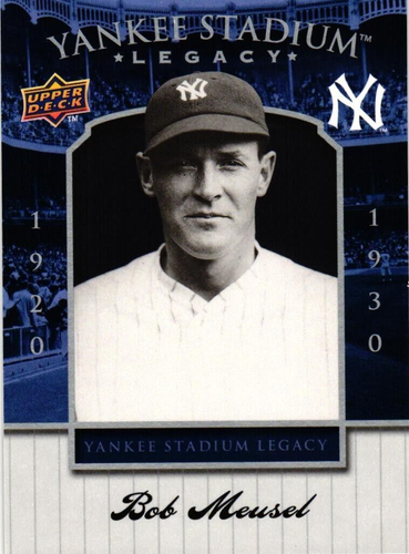 Bob Meusel New York Yankees 2008 Upper Deck Baseball Trading Card | eBay