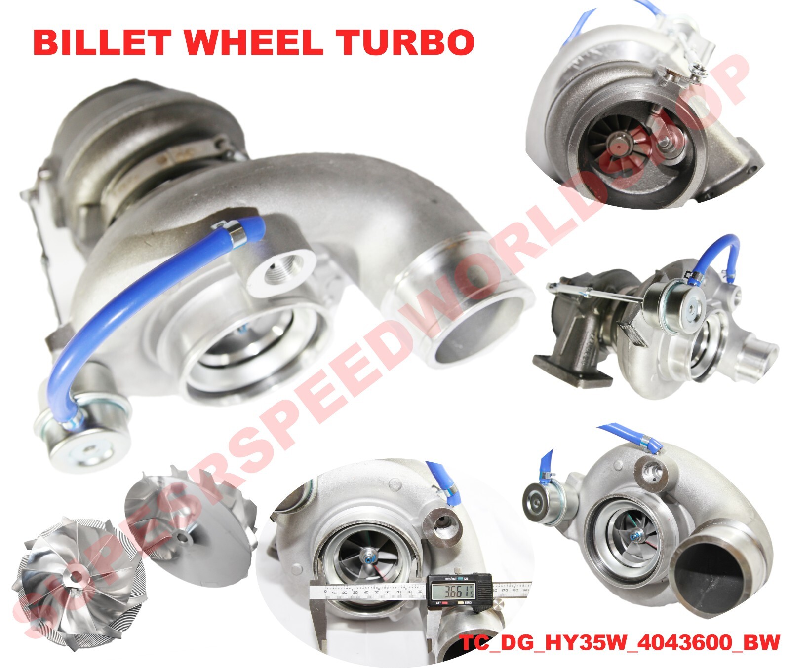 HY35W 4043600 BILLET WHEEL TURBO for2004.05-2007 Dodge Truck 5.9L 24V ...