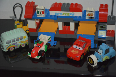 LEGO® DUPLO Cars 5829 - Großer Boxenstopp - komplett - VW Bulli Bully ...