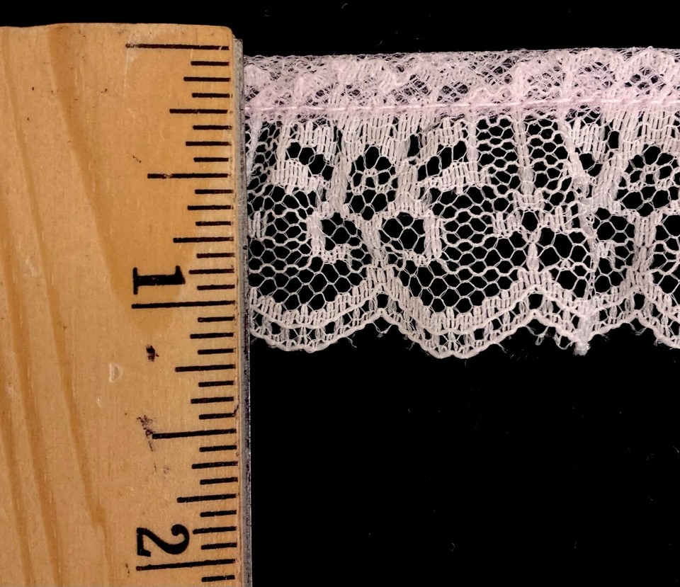 1" Ruffled Gathered Lace Trimming - 12 Yards! - Color Options! | eBay