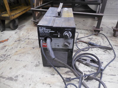 USED DAYTON ELECTRIC 85 AMP DUAL PURPOSE WIRE FEED WELDER F556577 117 ...