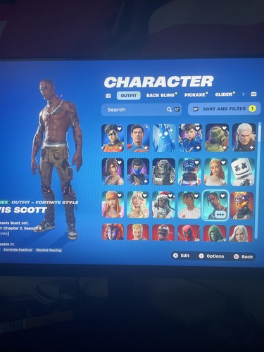 travis fn acc 200+ skins mostly has every battle pass. | eBay