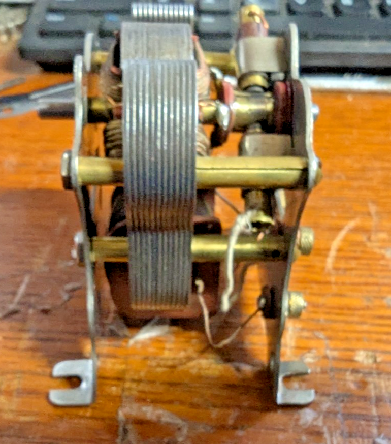 working cleaner P-58 WITH KNURLED NUTS A.C. GILBERT ERECTOR SET MOTOR ...