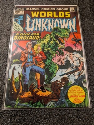 Worlds Unknown #2 (Marvel Comics July 1973) VF- | eBay