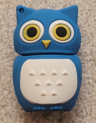 Cute Little Blue Owl USB 2.0 Flash Drive Memory Stick Thumb 32Gb Rubber ...