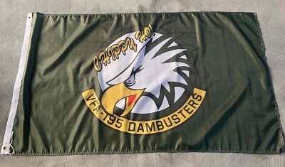 USN US NAVY VFA-195 Dambusters 3x5 ft Single-Sided Flag Banner | eBay