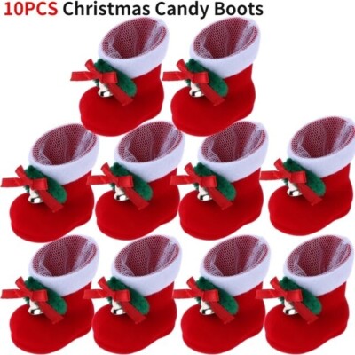 Christmas Xmas decoration Tree Hanging Red Candy Boots Bag Santa Claus ...