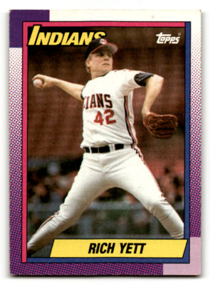 1990 Topps #689 Rich Yett EX/NM Indians ID:56518 | eBay