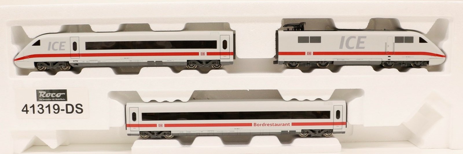 41319 DS Roco Ho Set 3 Elements Ice 2 High Speed Delle-Db Ag DCC Sound ...