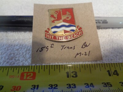 159th Transportation Battalion M-21 Unit Crest, DI, DUI (DRAW#W6) | eBay