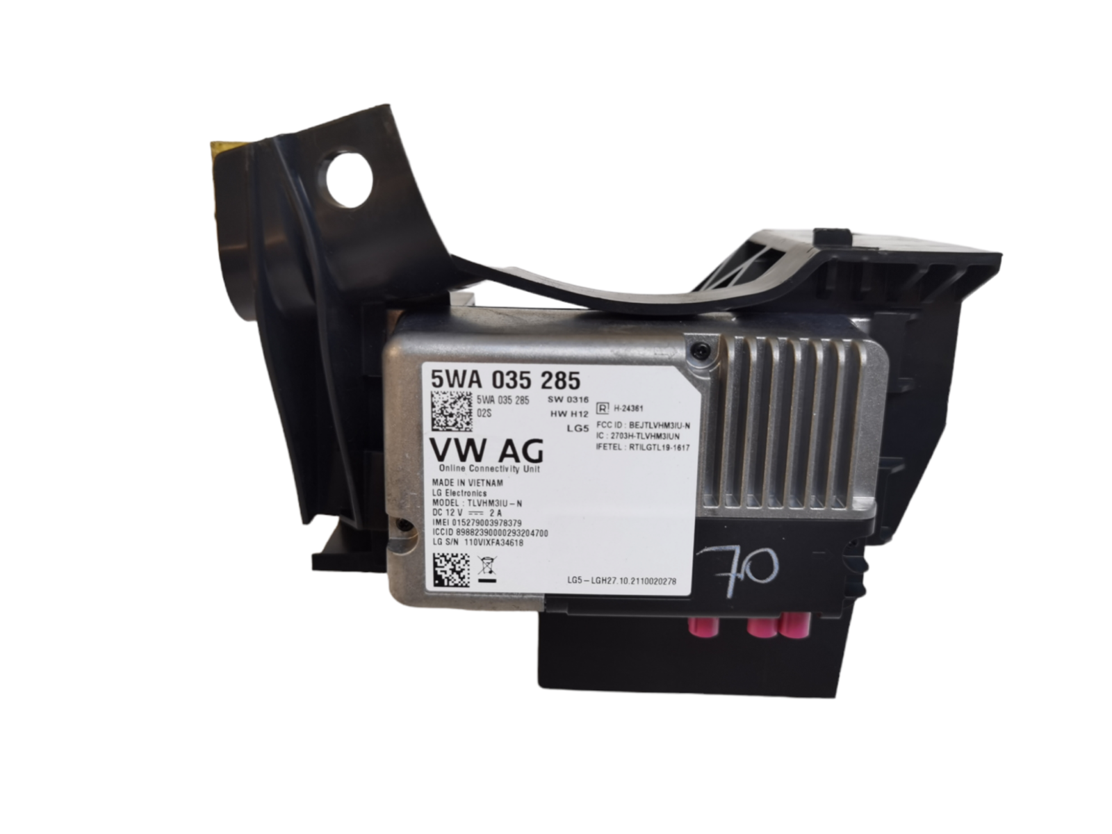 2018 - 2019 VW TAOS TELEMATICS COMPUTER COMMUNICATION CONTROL MODULE ...