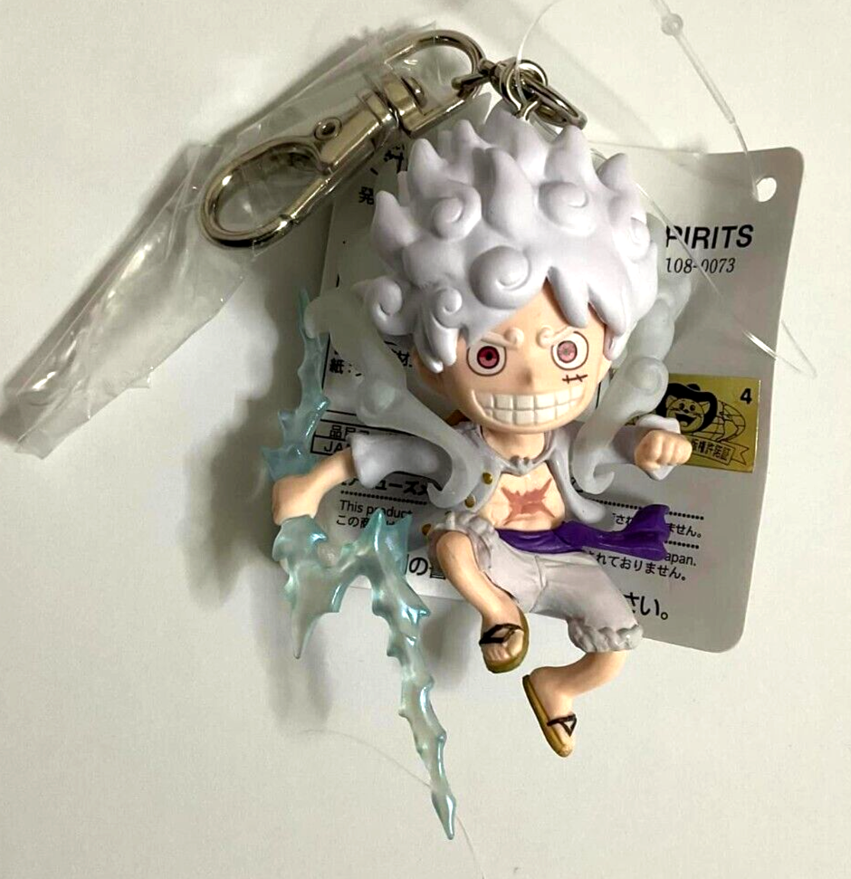 One Piece Acrylic Figure Keychain Monkey D Luffy Oda Mugiwara Jump ...