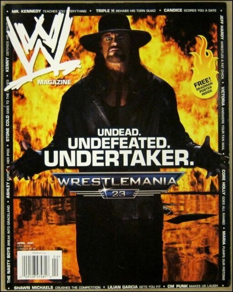WWE Wrestling Magazine April 2008 Wrestlemania XXIV 24 WWF for sale ...