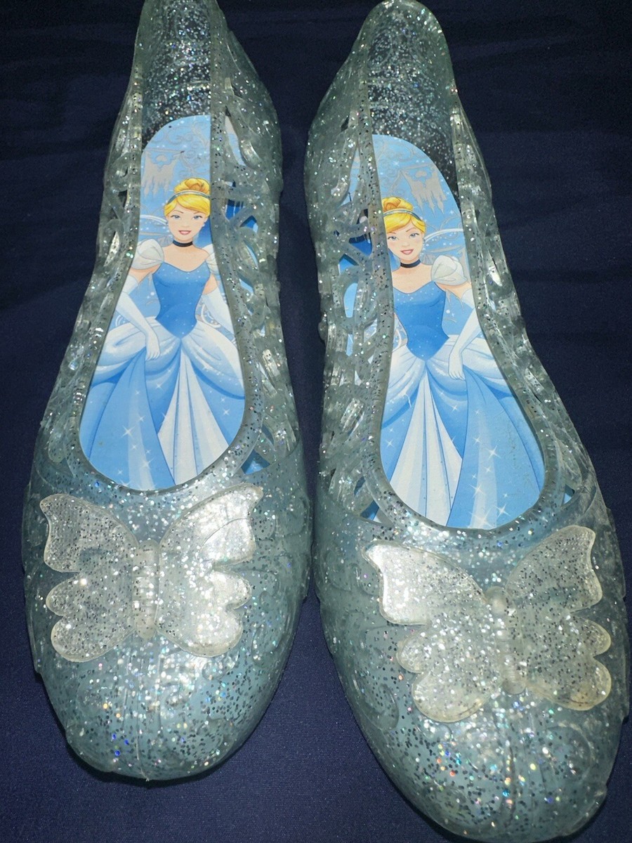 Blue Glitter Ballet Flats