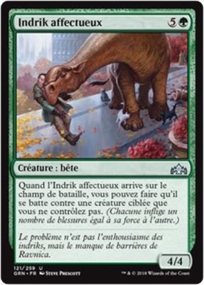 MTG Magic GRN - (x4) Affectionate Indrik/Indrik affectueux, French/VF ...