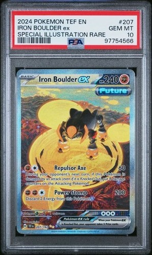 Iron Boulder ex #207 - Pokemon Temporal Forces Special Illustration ...