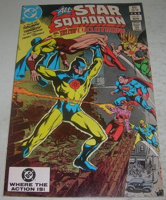 ALL-STAR SQUADRON #21 (DC Comics 1983) 1st app DEATHBOLT & CYCLOTRON ...