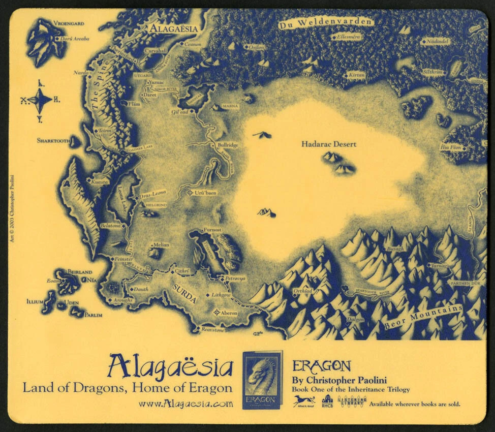 Map Of Alagaesia Eragon