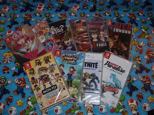 Lot of 10 Sealed Nintendo Switch Games | Foretales Bomberman Mon-Yu ...