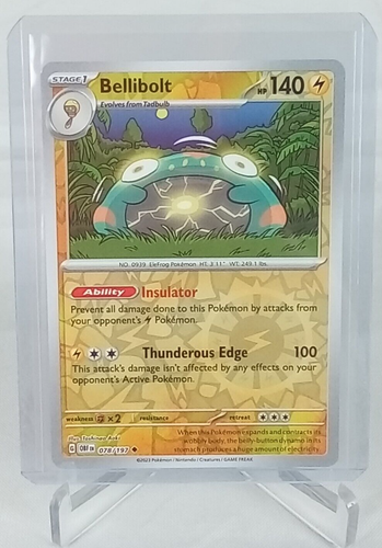 Bellibolt Reverse Holo #78 Pokémon Card 2023 | eBay